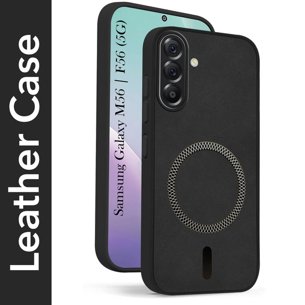 For Samsung Galaxy M56 | Samsung Galaxy F56 Back Cover Case Leather Fi ...