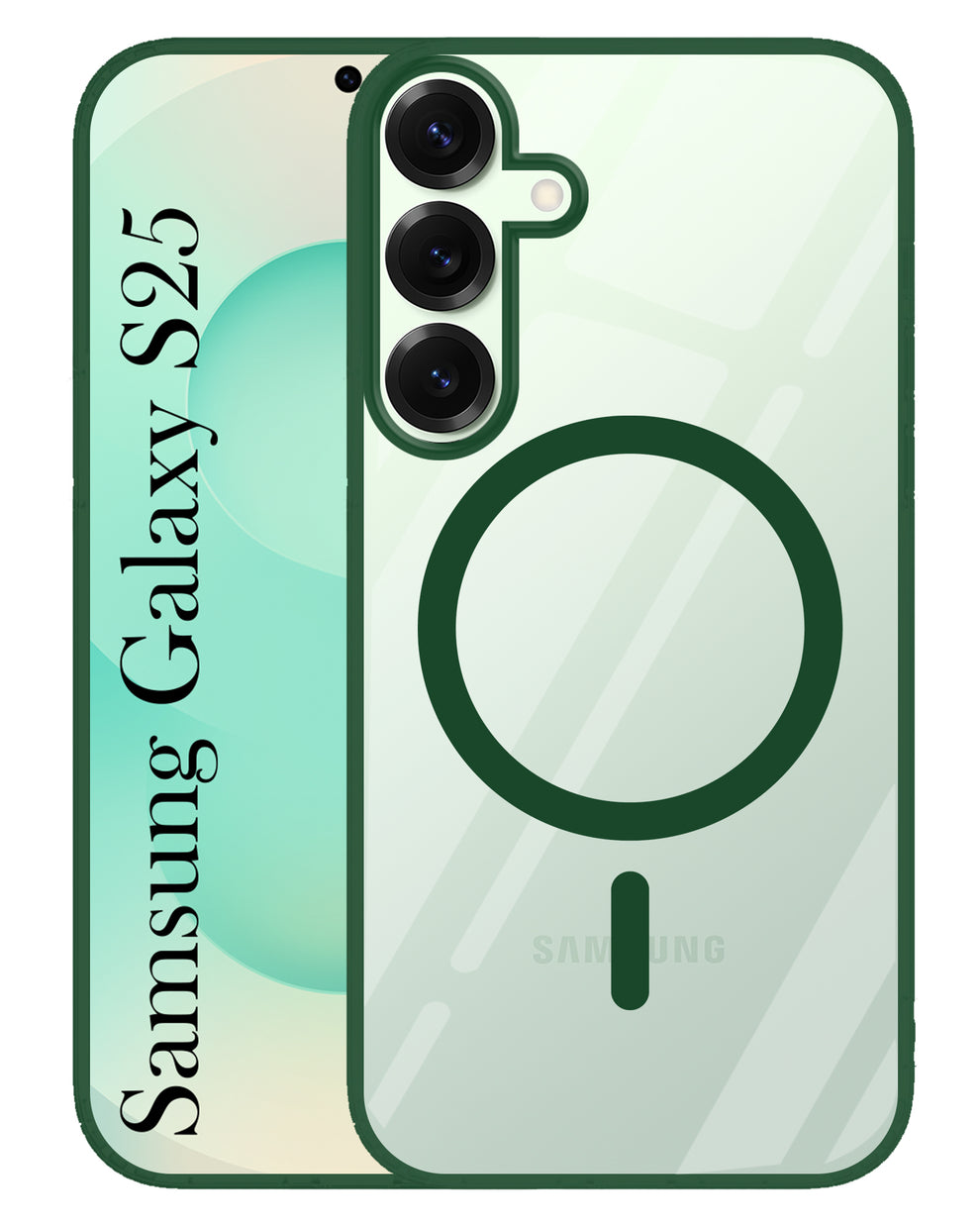 For Samsung Galaxy S25 Back Cover Case ( MagSafe Compatible Wireless C ...
