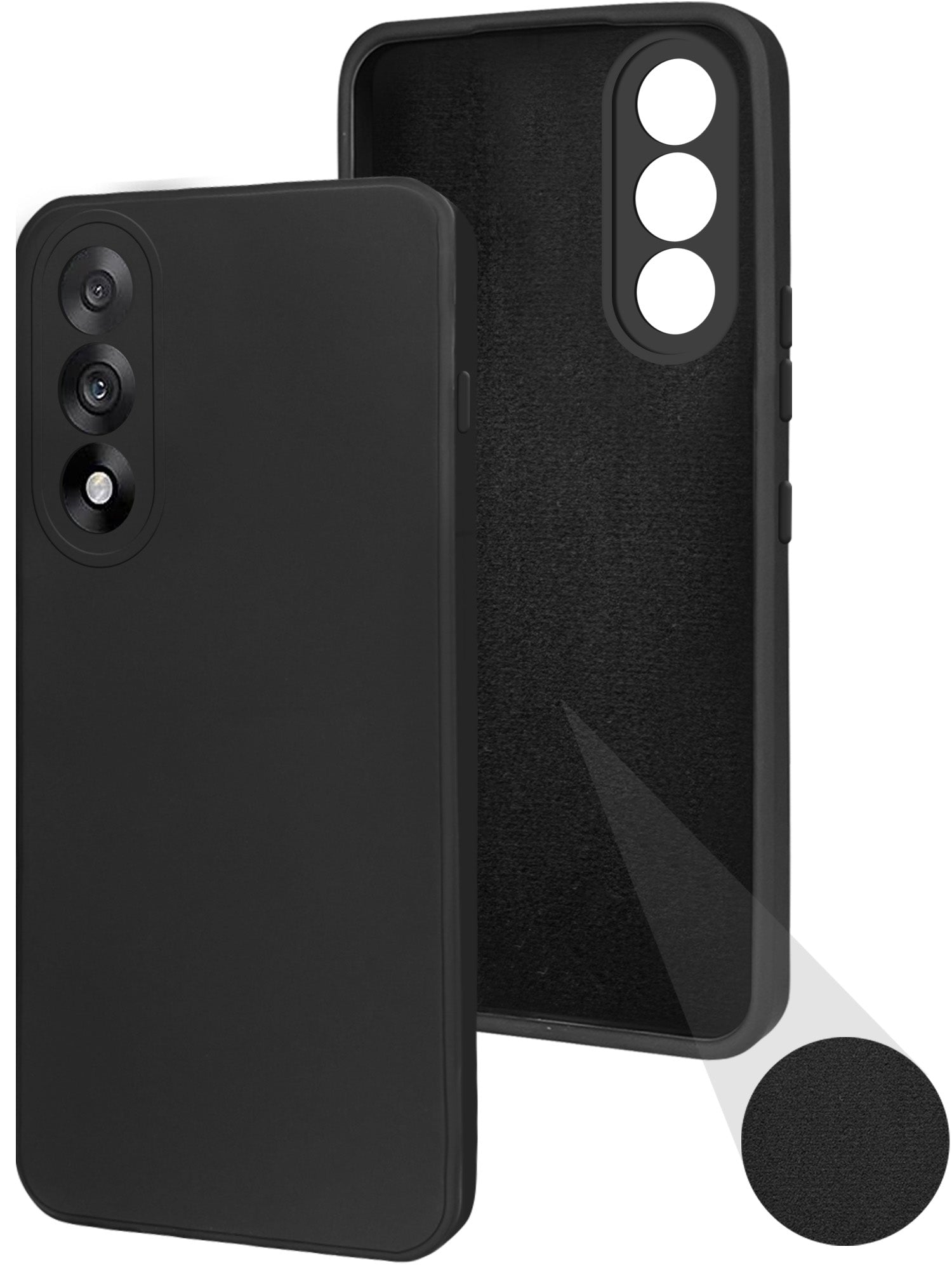 For Oneplus Nord 5 Back Cover Case (Matte Finish Silicone with Inside ...