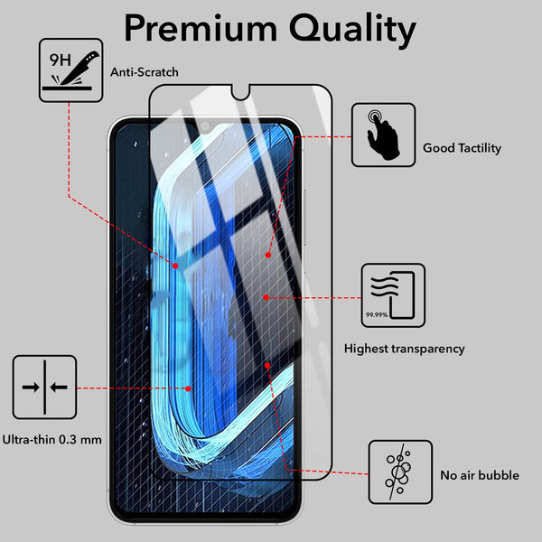 Tempered Glass For Poco C31 Military-Grade Gorilla Screen Protector Wi ...